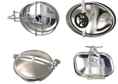 Hygienic Tank Manways and Tank Accessories - Zenith Stainless