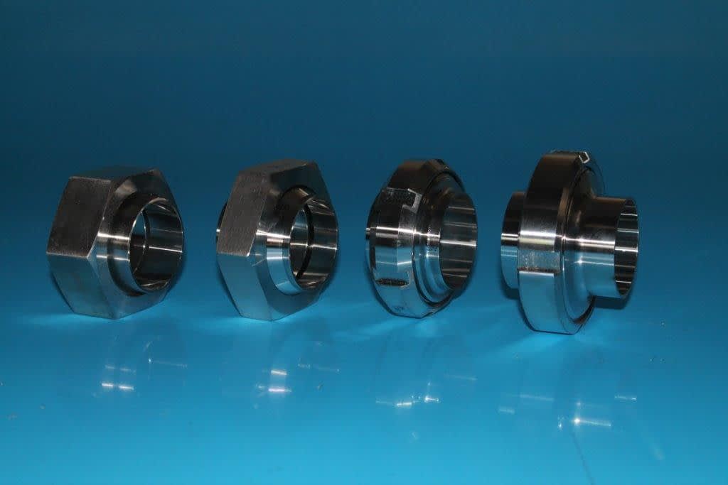 Hygienic Unions - Zenith Stainless RJT SMS IDF SMS DIN 11851, 11864